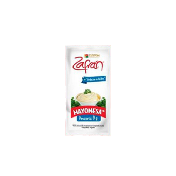 Zafrán Mayonesa Display 200 unds de 9g | Tienda 505